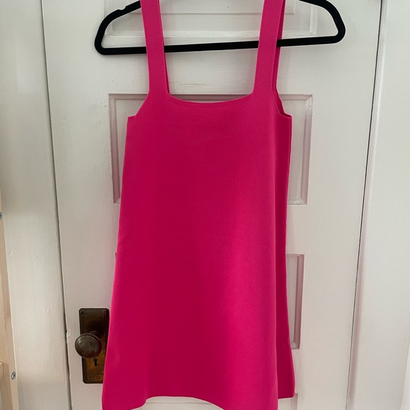 Zara | Dresses | Zara Hot Pink 7s Mini Dress | Poshmark